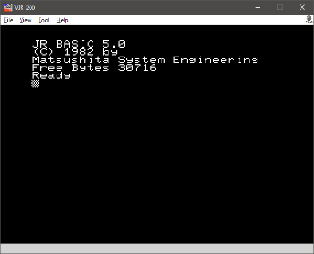 JR-200 Emulator VJR-200